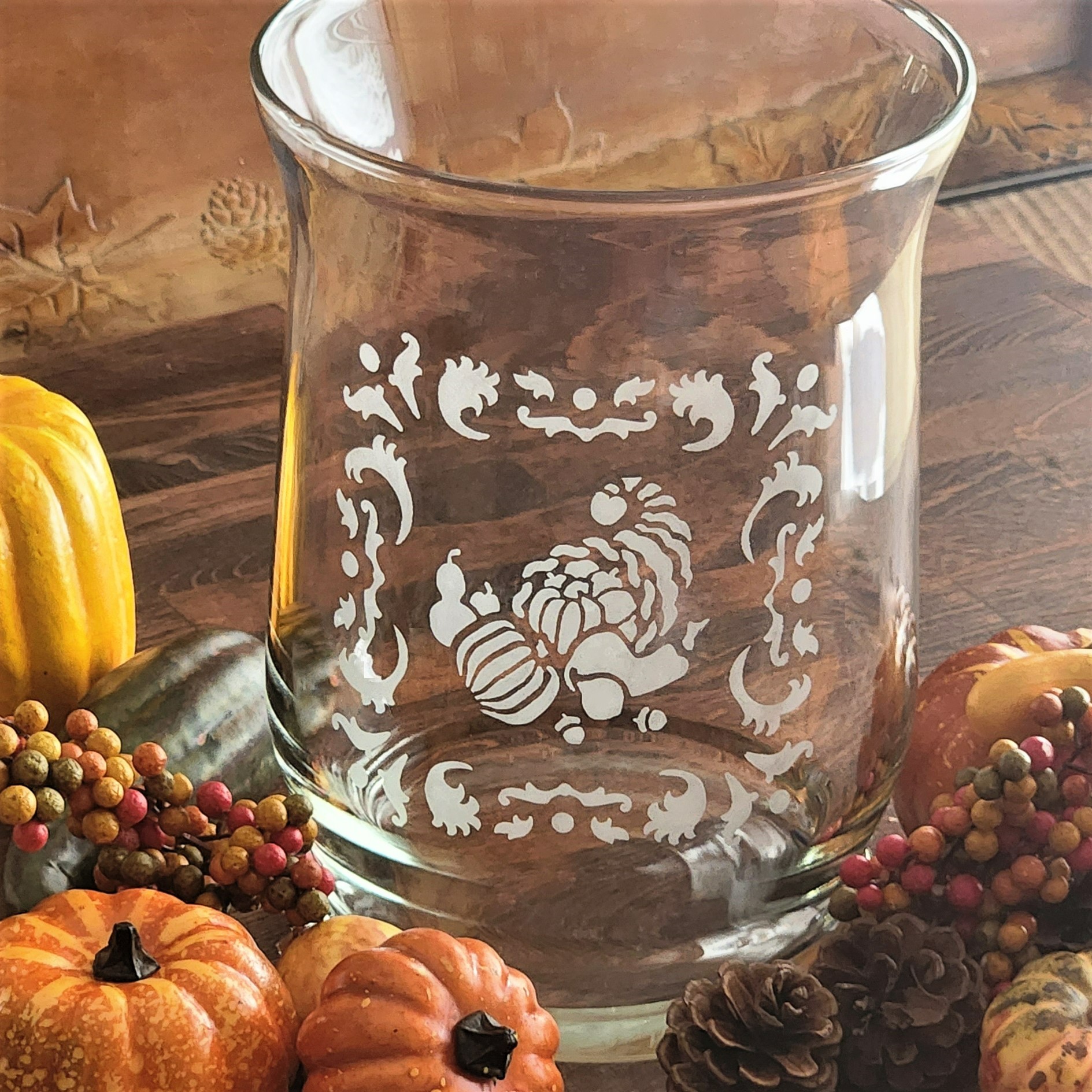 Cornucopia Vase - Etchworld.com - Glass Etching Supplies Superstore