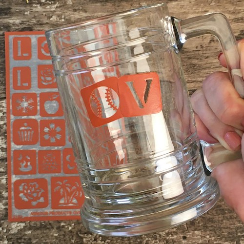 Love Baseball Mug - Etchworld.com - Glass Etching Supplies Superstore