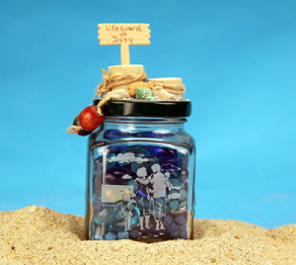 Beach Jar - Etchworld.com - Glass Etching Supplies Superstore