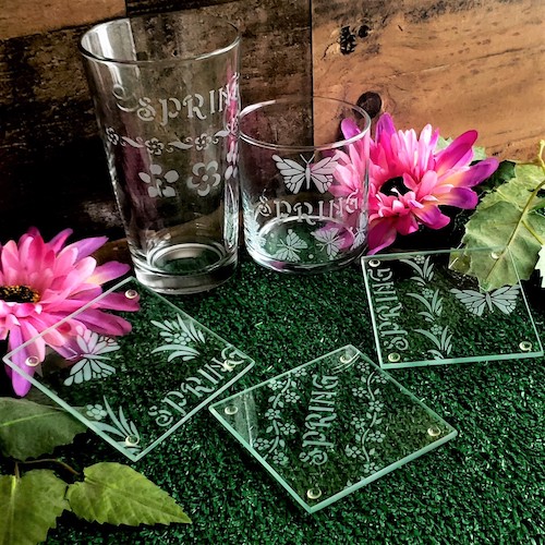 Etchable Square Coaster (6pc) - Etchworld.com - Glass Etching Supplies ...